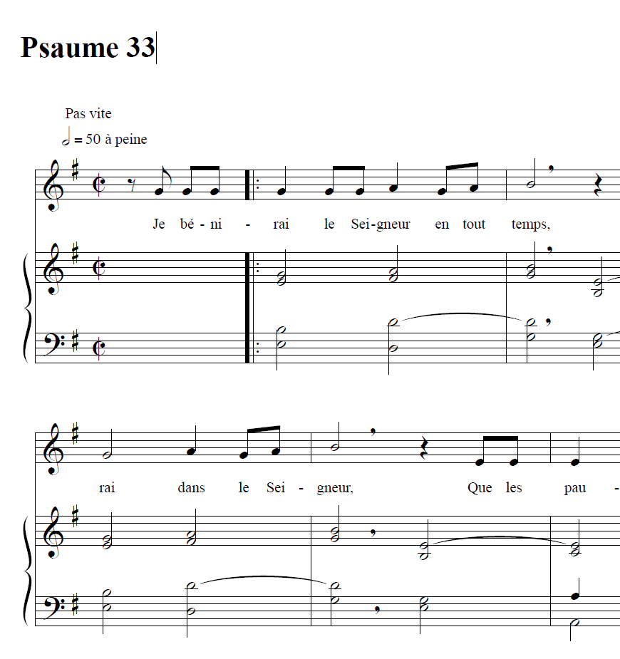 Psaume 33 (CNA 330) Jacques Berthier